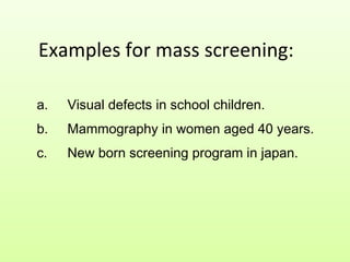 Types of Screening | PPT