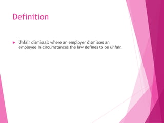4. Unfair Dismissal | PPTX