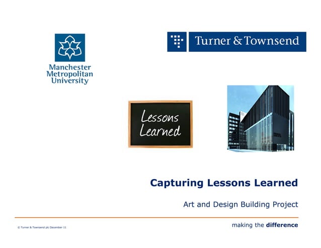4. Capturing lessons learned, 12th Oct 2015 | PDF