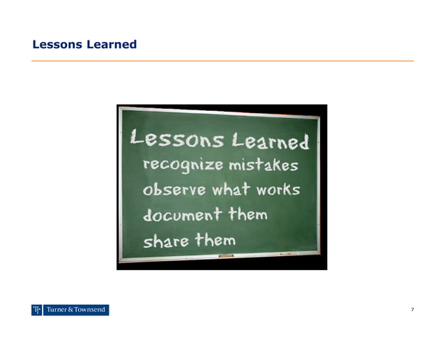 4. Capturing lessons learned, 12th Oct 2015 | PDF