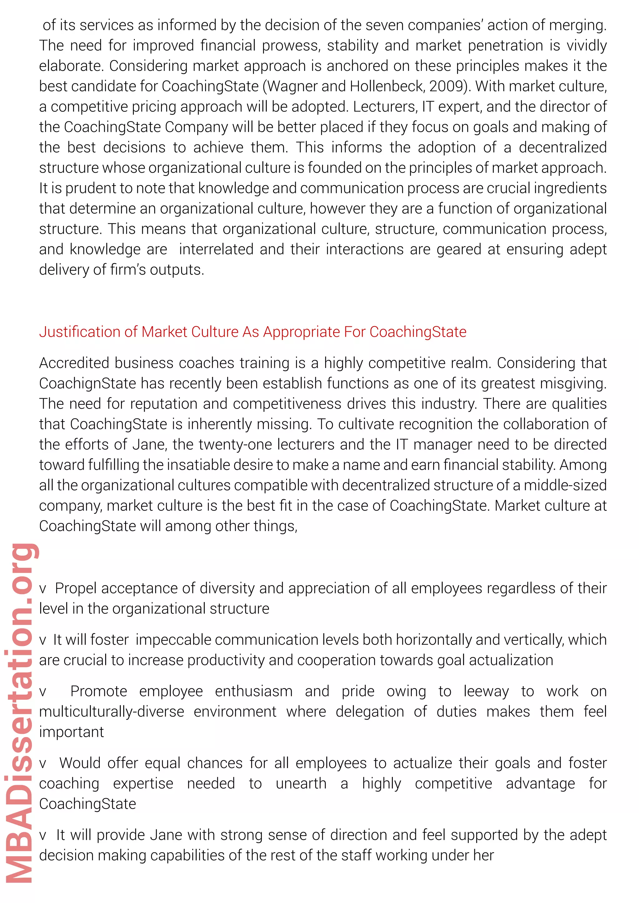 MBA Dissertation Sample on Organizational Behavior | PDF