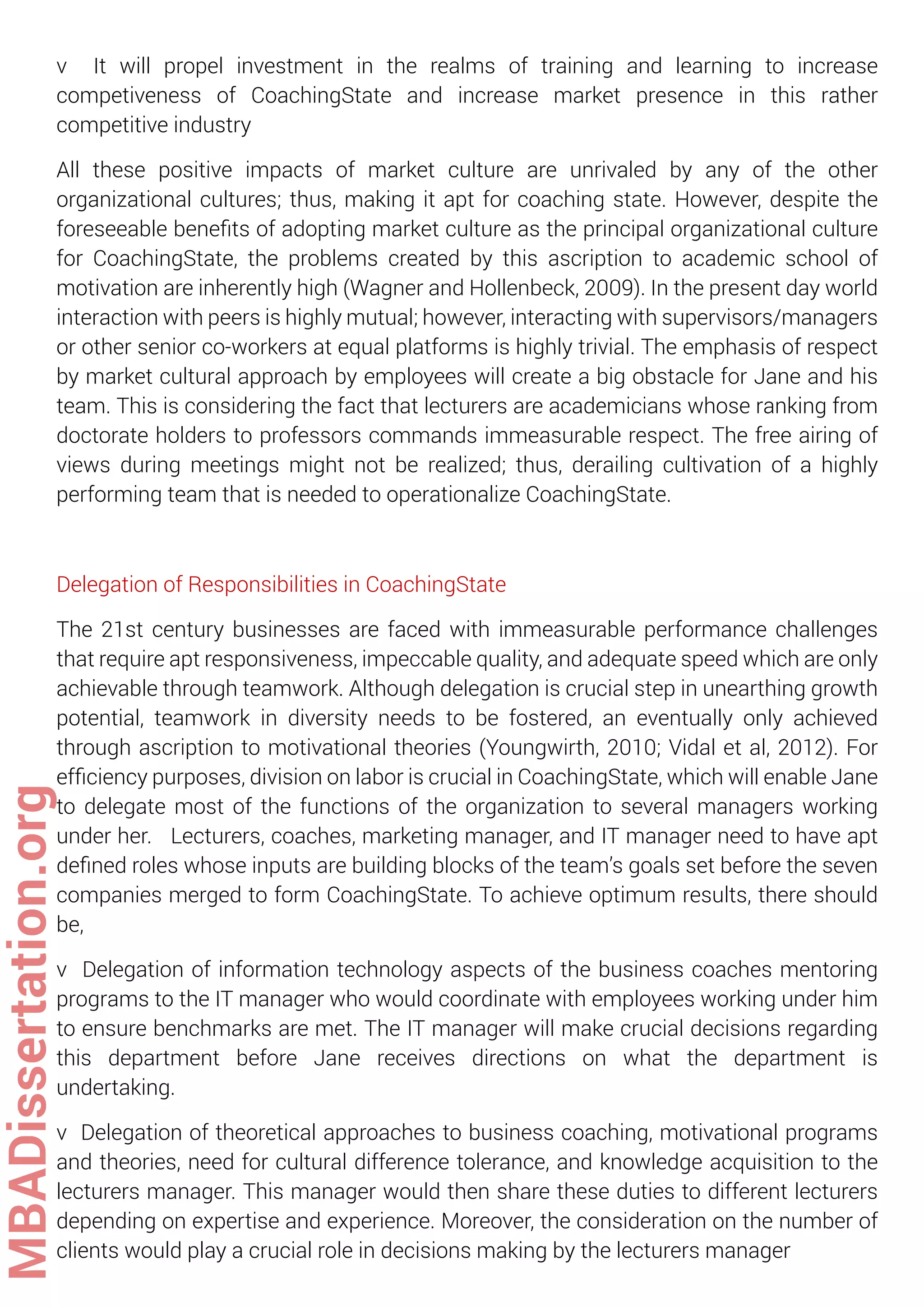 MBA Dissertation Sample on Organizational Behavior | PDF