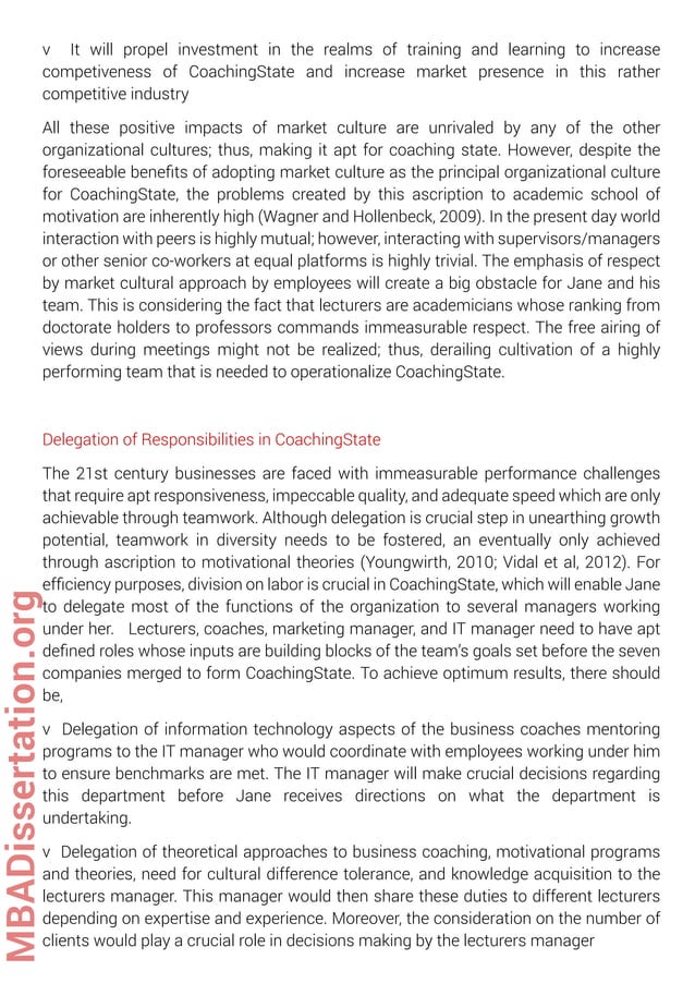 MBA Dissertation Sample on Organizational Behavior | PDF | Business ...