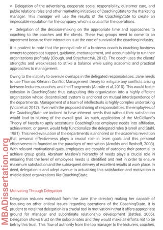 MBA Dissertation Sample on Organizational Behavior | PDF