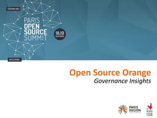 Keynote #Enterprise - Orange Open Source governance insight, by ...