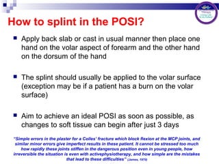 4.position of safe immobilisation | PPT