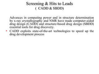 drug discovery & development | PPT | Pharmaceutical Industry | Industries