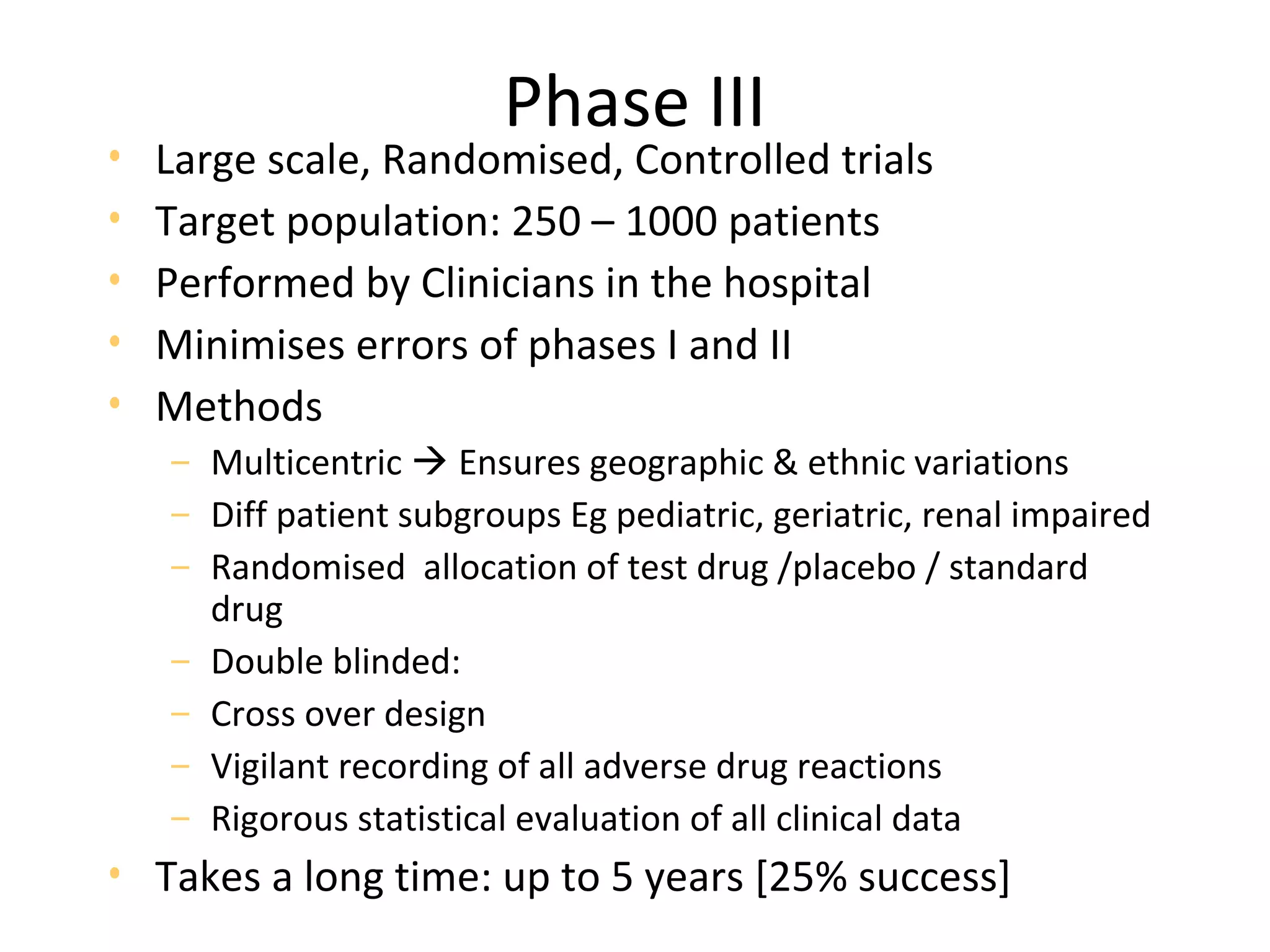 phases of clinical trial | PPT