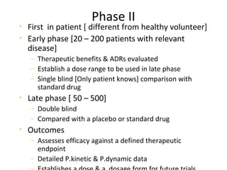 phases of clinical trial | PPT