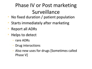 phases of clinical trial | PPT