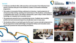 Oxford Innovation Leaders in Innovation Fellowships | PPT