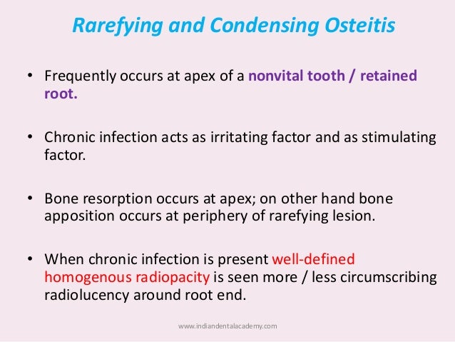 mixed radiolucent and radiopaque lesions / oral surgery courses