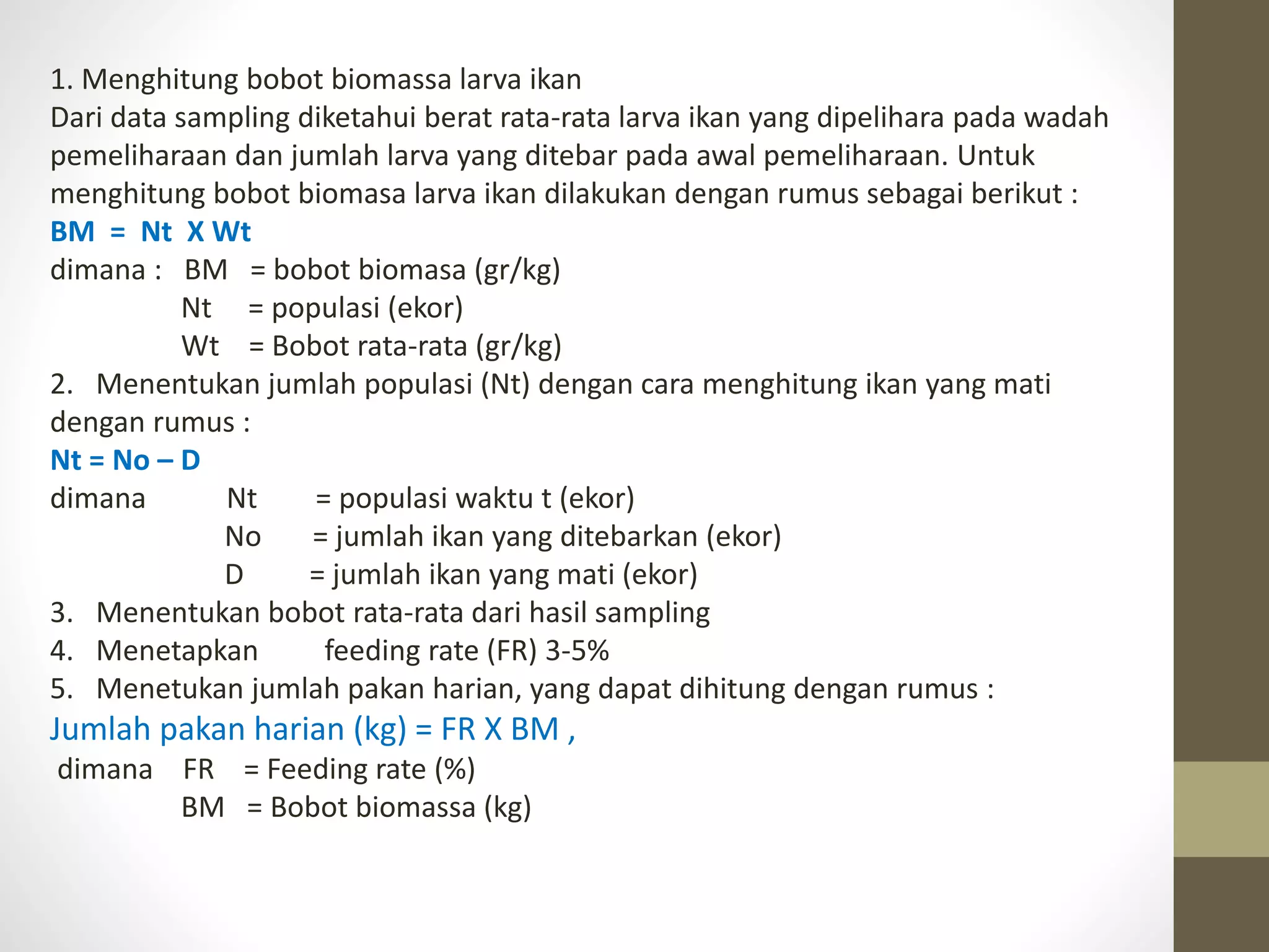 fisiologi tingkah laku larva ikan sub bahasan sistem digesti dan ...