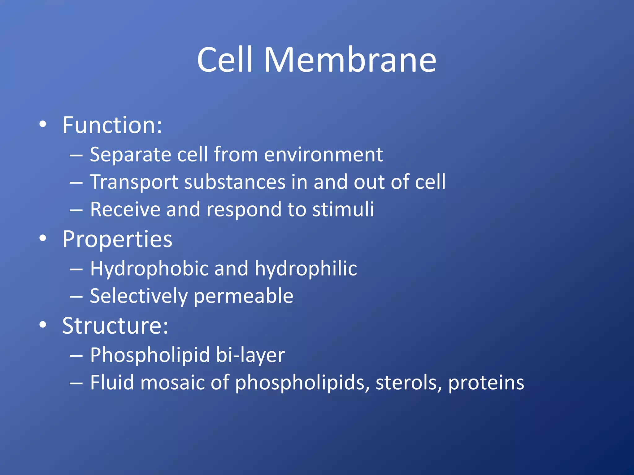 4. cell structure and function | PPTX