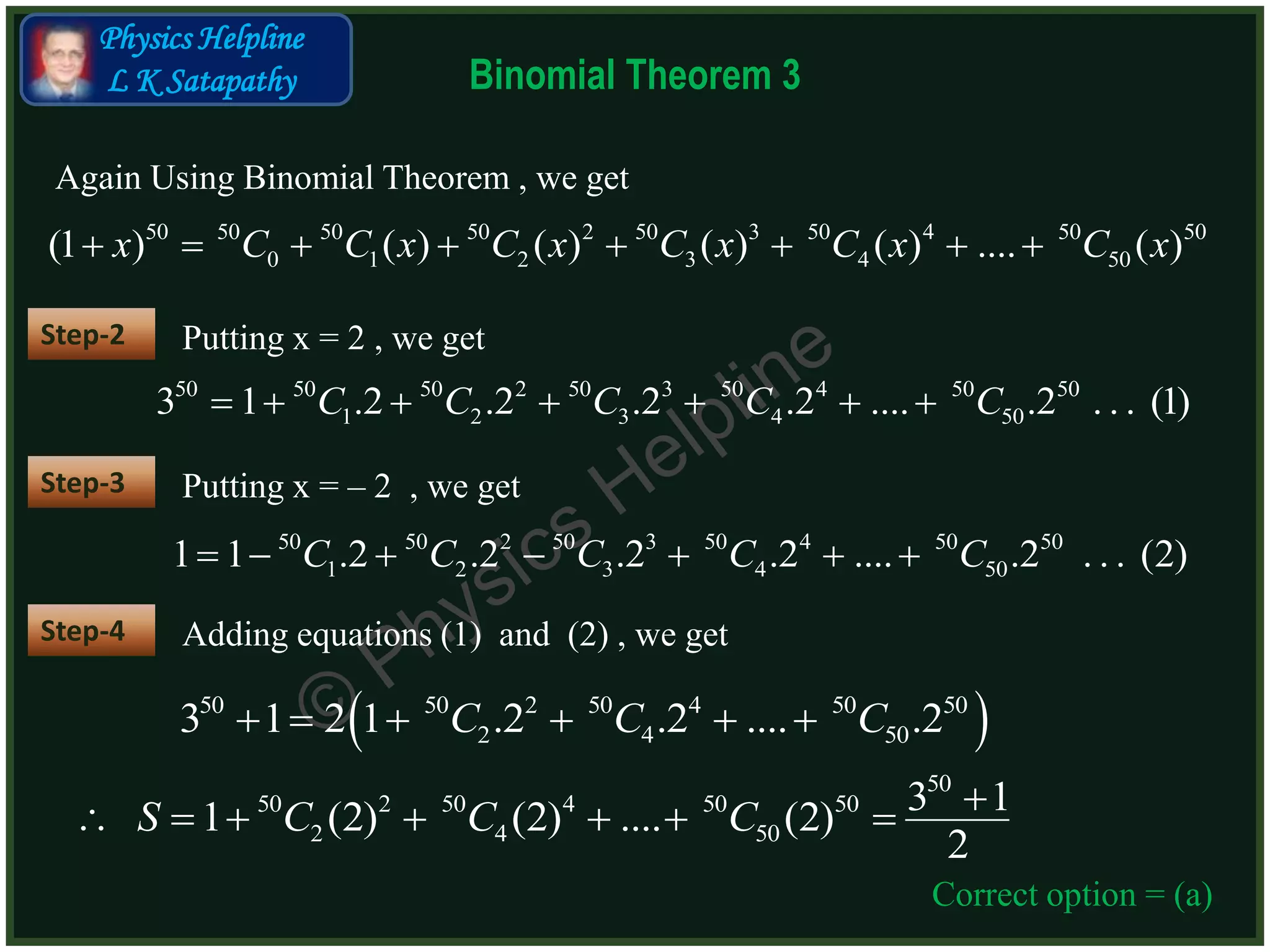 Binomial Theorem 3 | PPT