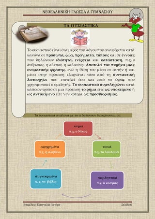 Ενότητα 4η, Φροντίζω για τη διατροφή και την υγεία μου | DOCX