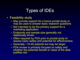 FDA 2013 Clinical Investigator Training Course: Issues in Clinical ...