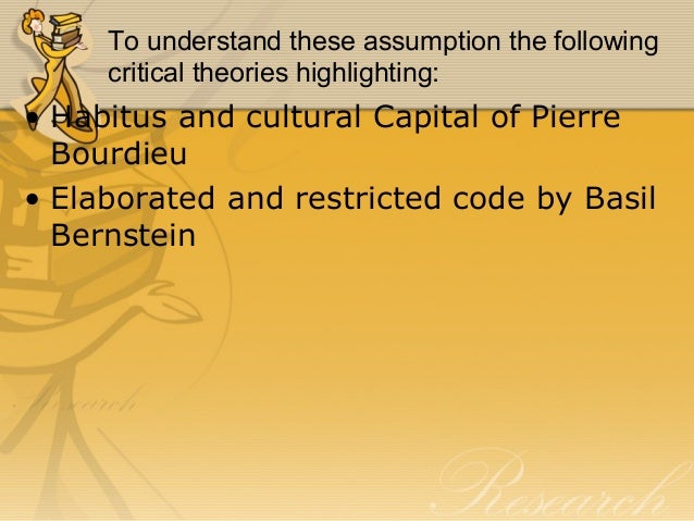 Critical theory in Education