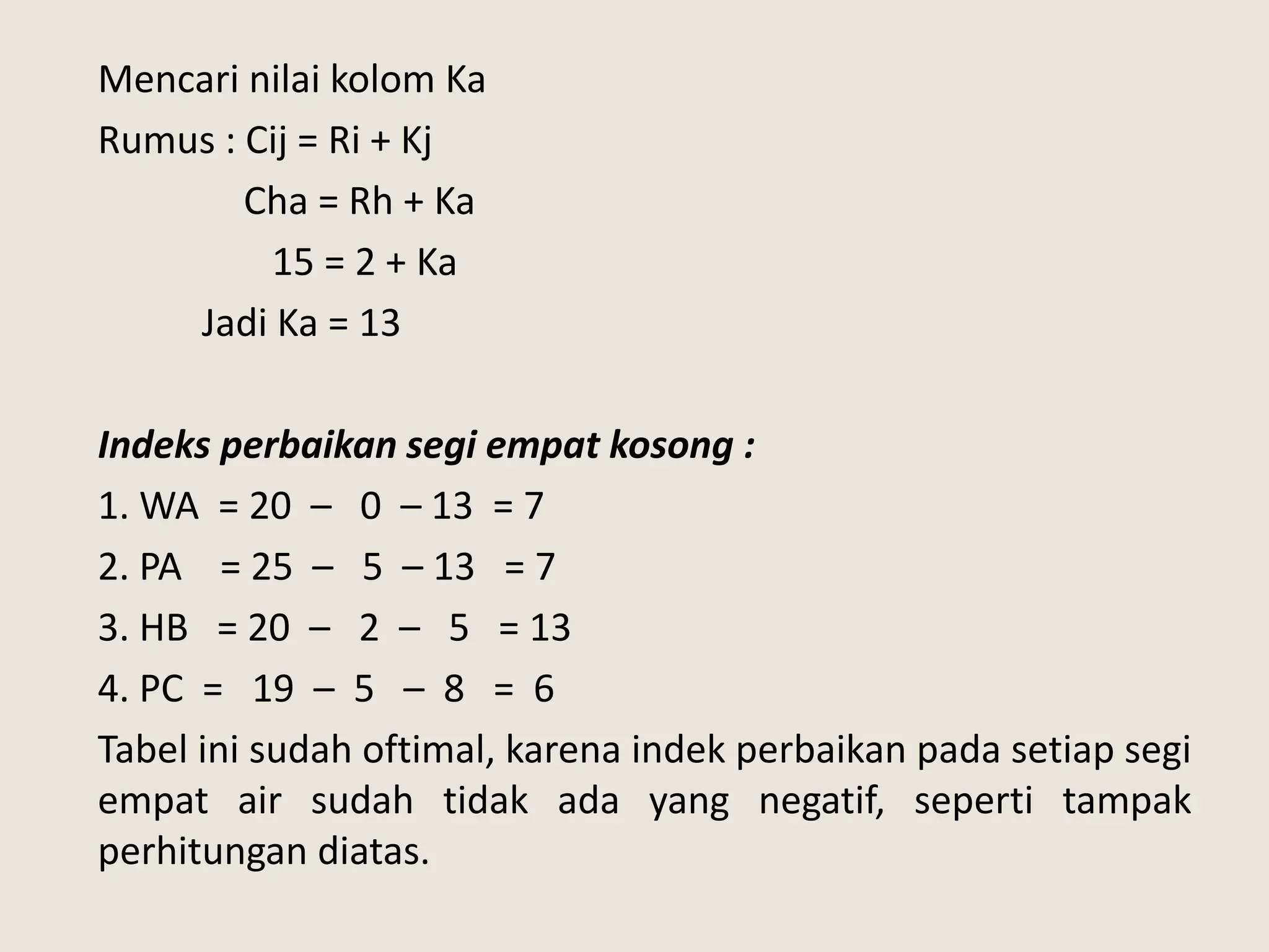 4. metode transportasi | PPTX