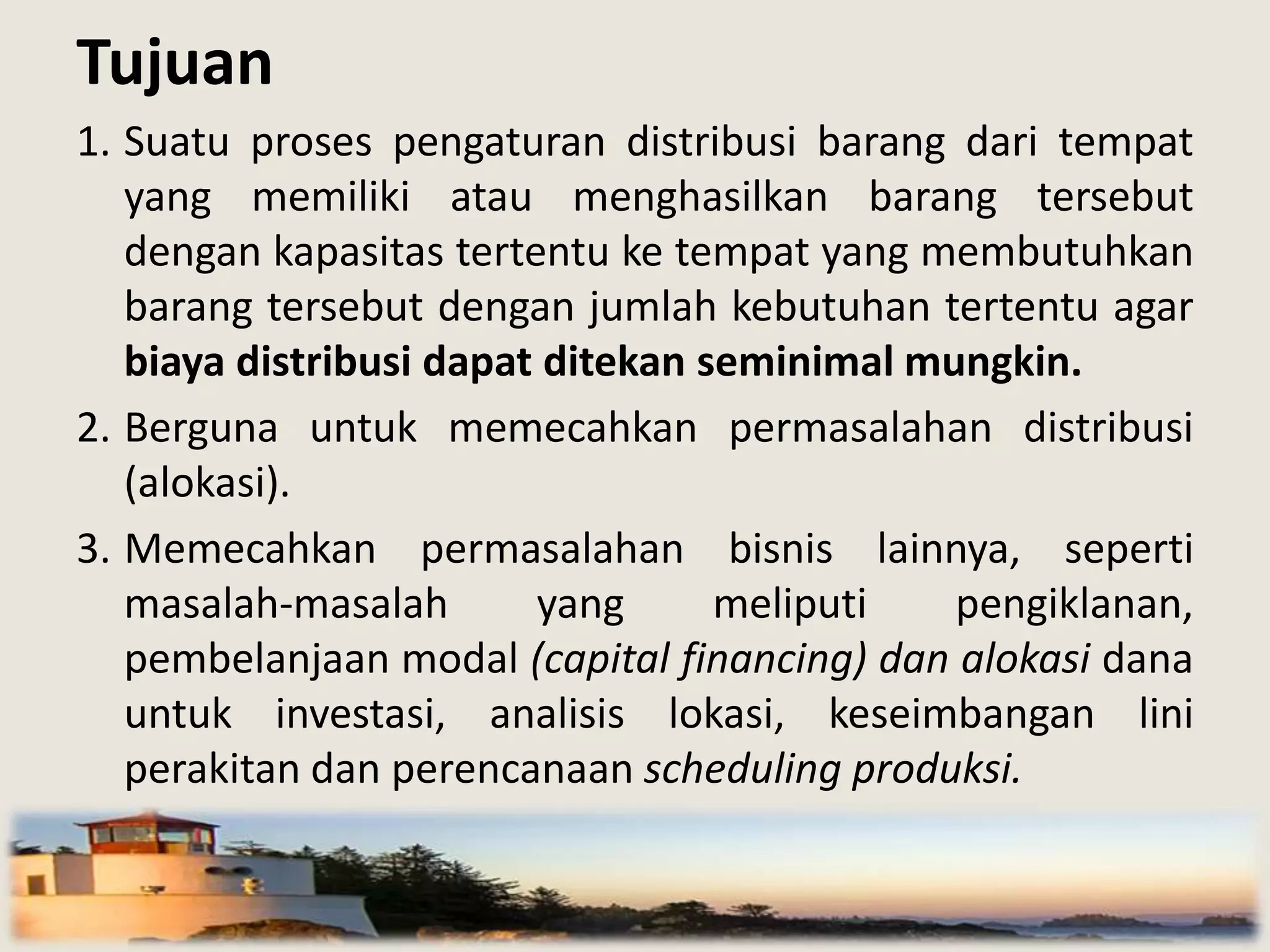 4. metode transportasi | PPTX