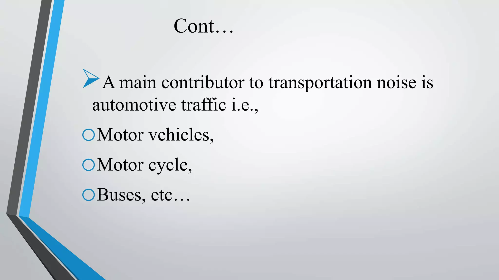 Urban noise pollution | PPTX