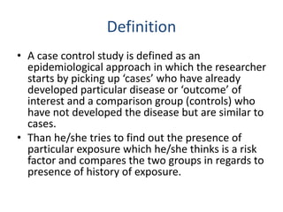 4. case control studies | PPT