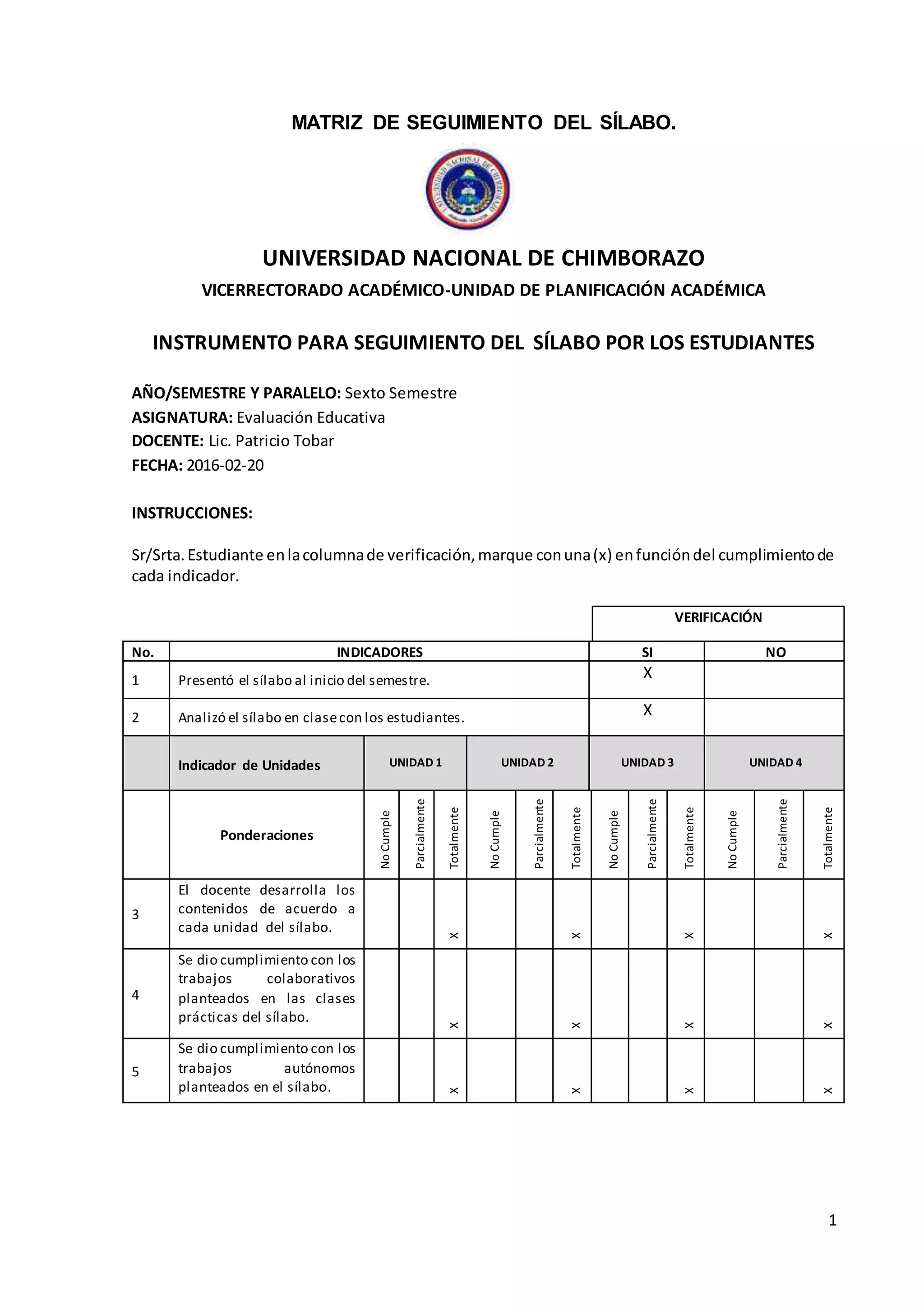 4.5. matriz-de-seguimiento-del-silabo | PDF