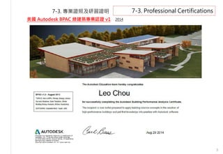 4. 專業證照及研習證明 | PPT