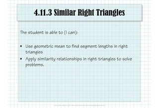 4.11.3 Similar Right Triangles | PDF