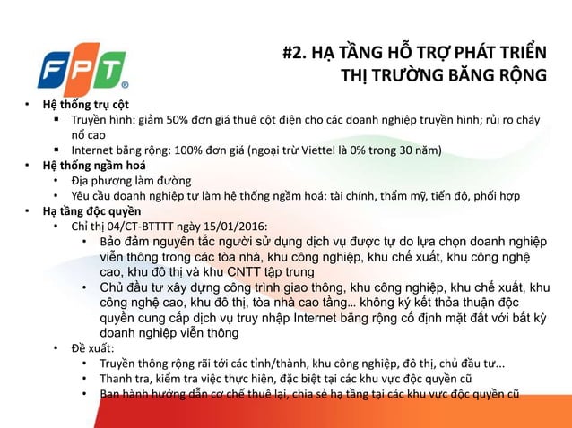 FPT - Áp dụng luật viễn thông ra sao ? | PPT