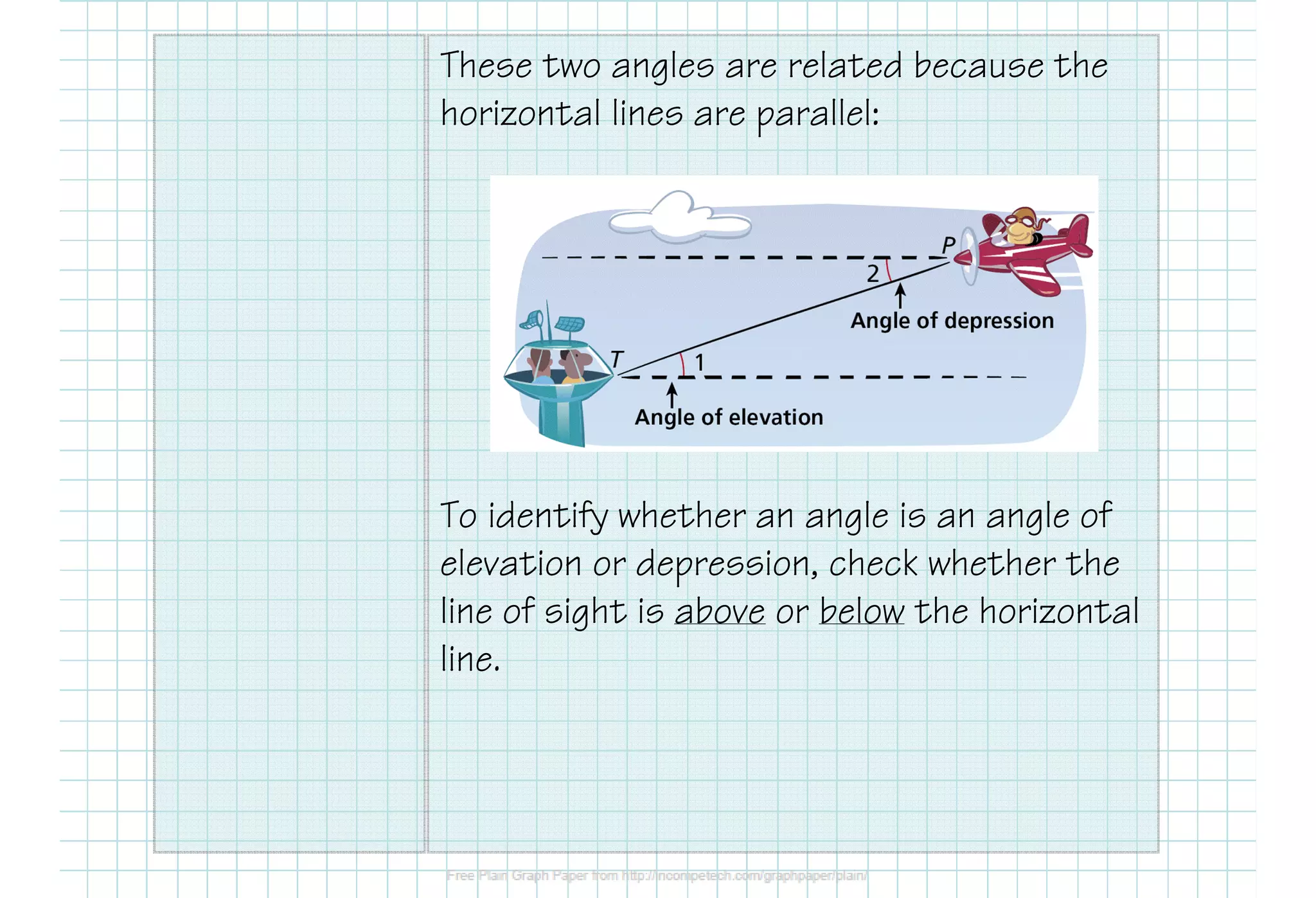 4.11.6 Angles of Elevation and Depression | PDF
