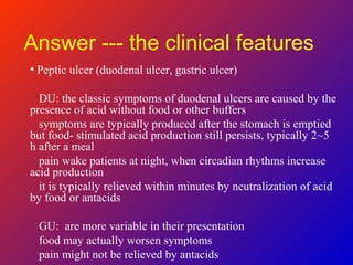 cases and treatment of peptic ulcers | PPT