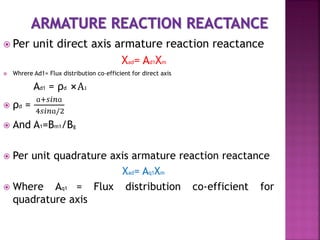 4.synch mc determination of xd and xq | PDF