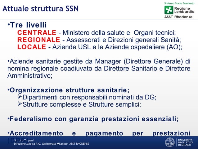 sistema sanitario nazionale - ssn | PPT