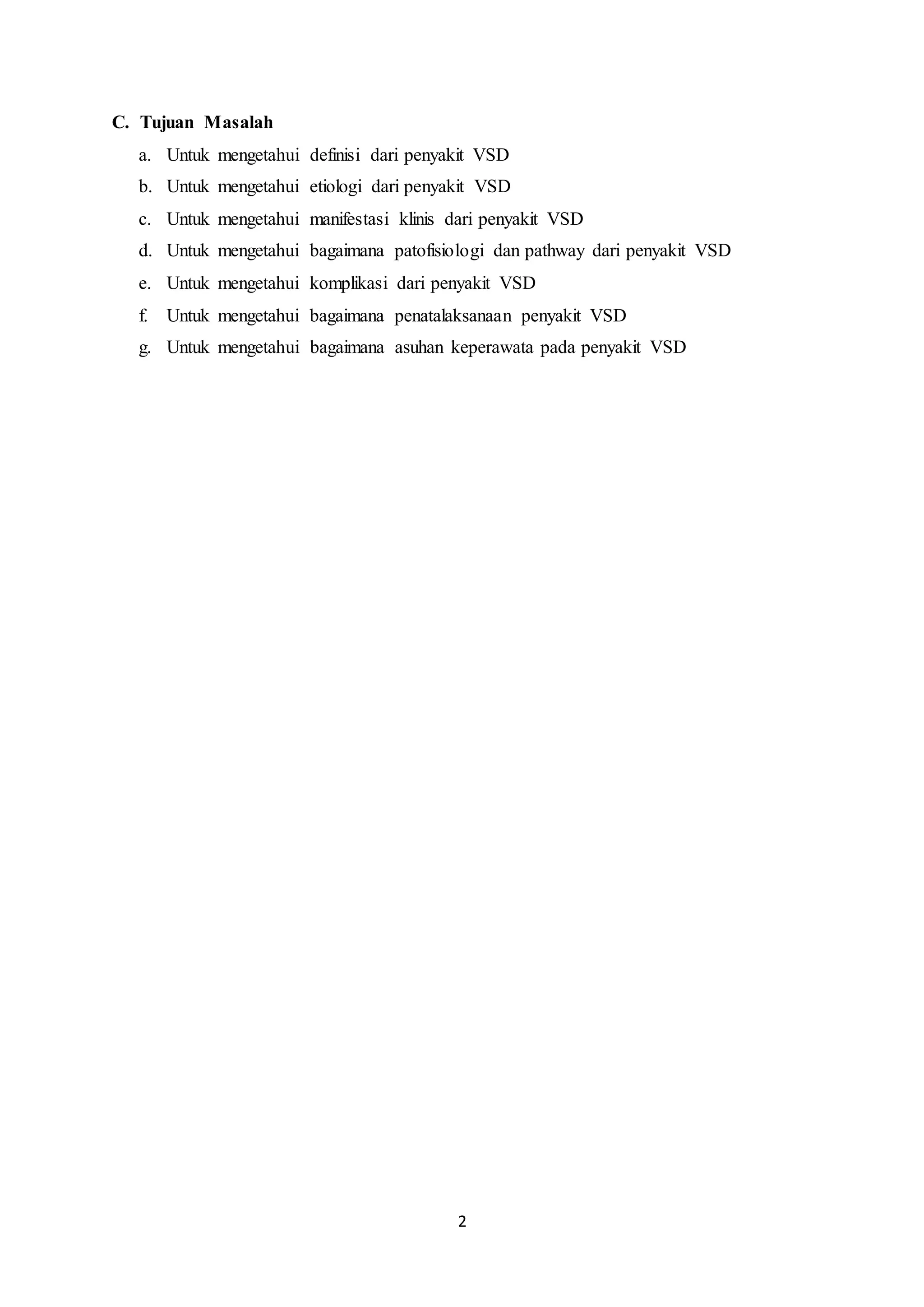 ASKEP VENTRICULAR SEPTAL DEFECT (VSD) | DOCX