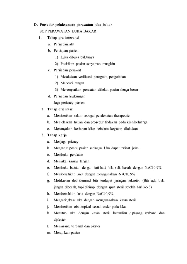 Penanganan luka bakar dan luka kotor | PDF