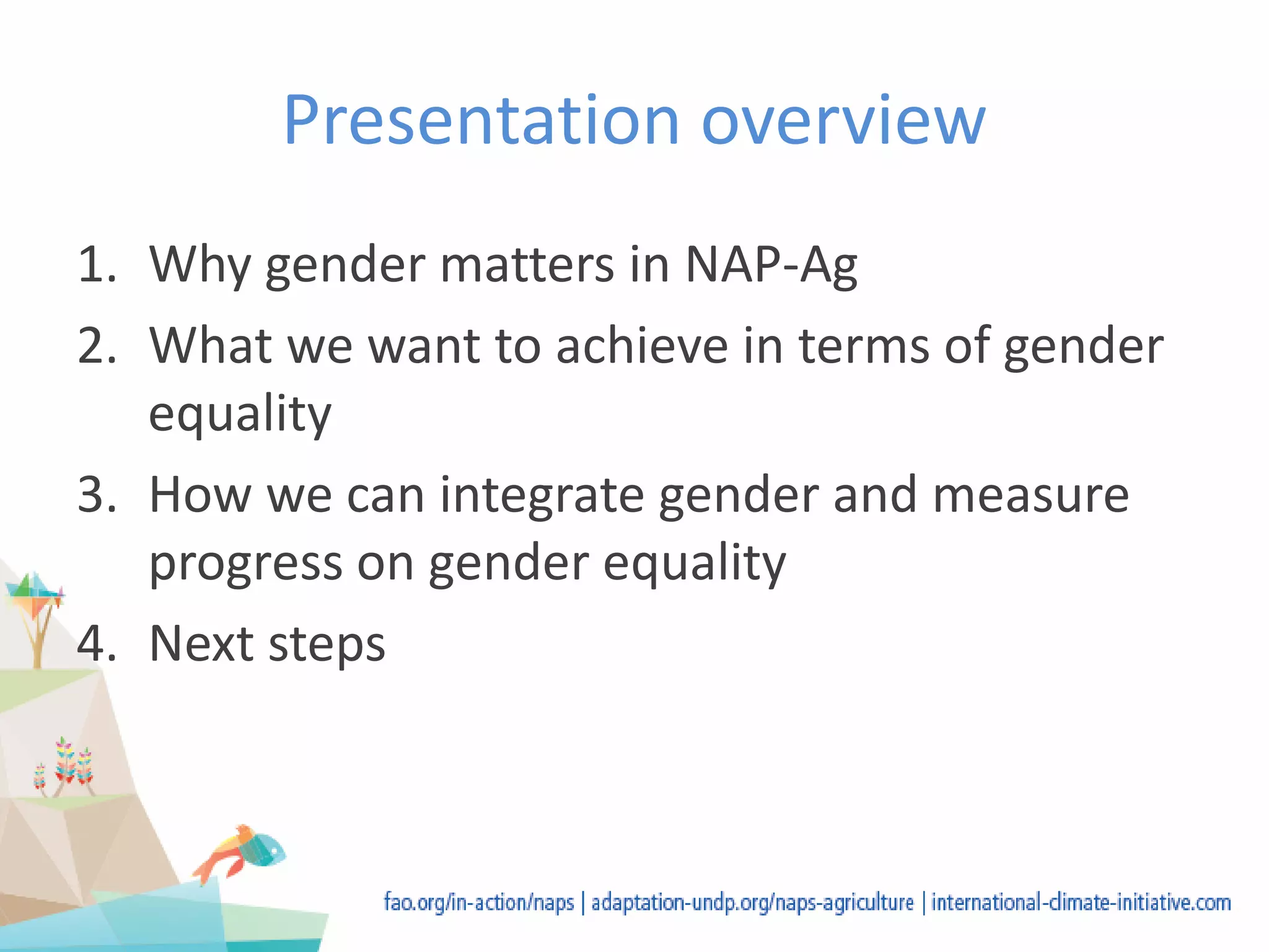 Measuring Progress on Gender Equality with Gender-sensitive indicators ...