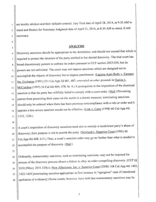 The Crew Source: ruling on motion for terminating sanctions | PDF