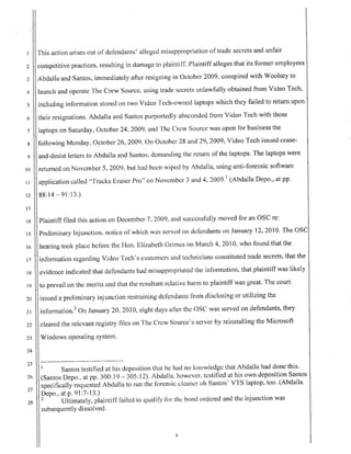 The Crew Source: ruling on motion for terminating sanctions | PDF