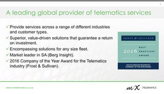 The value proposition of advanced telematics | PDF