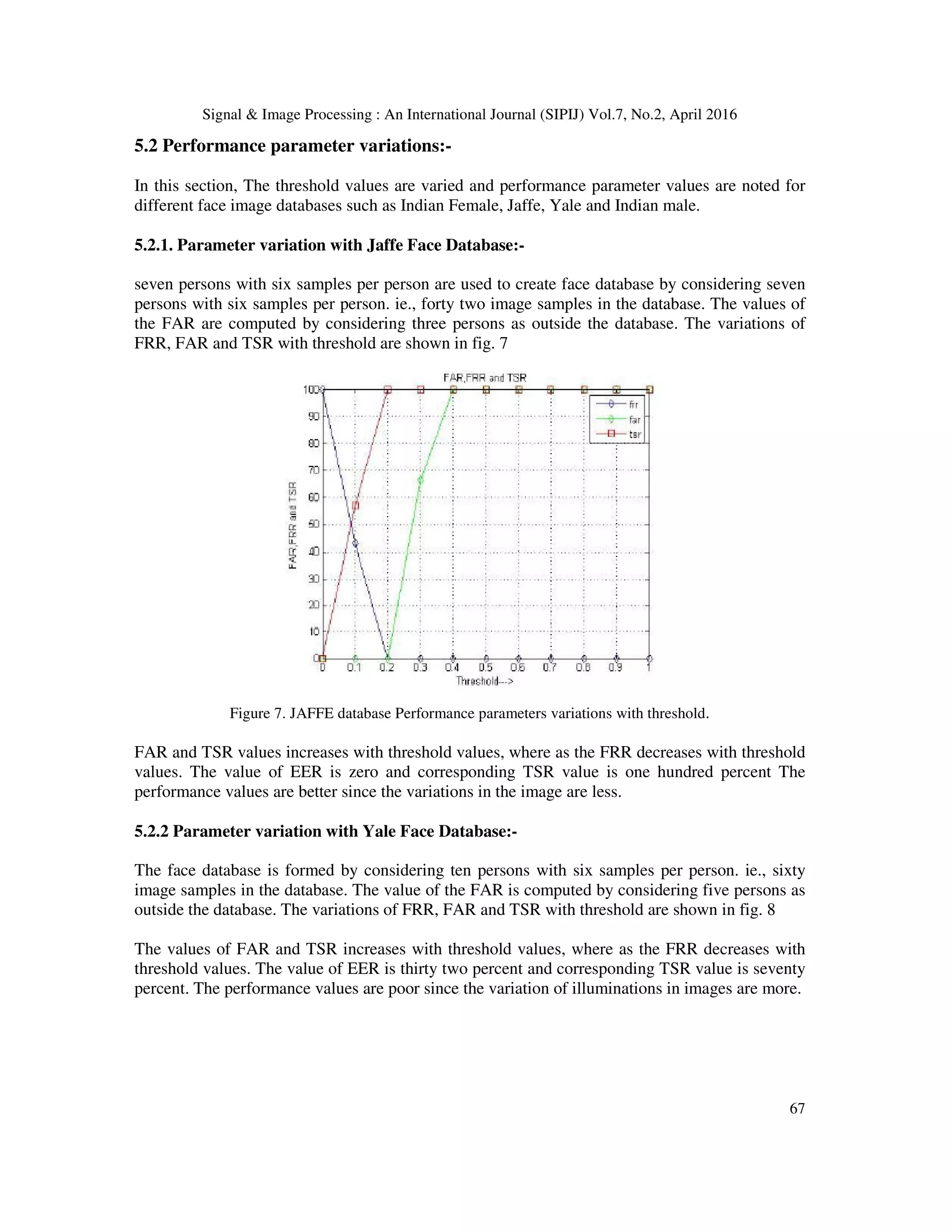 Optimized Biometric System Based on Combination of Face Images and Log Transformation | PDF