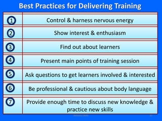 Training & Development - Delivery Skills | PPTX
