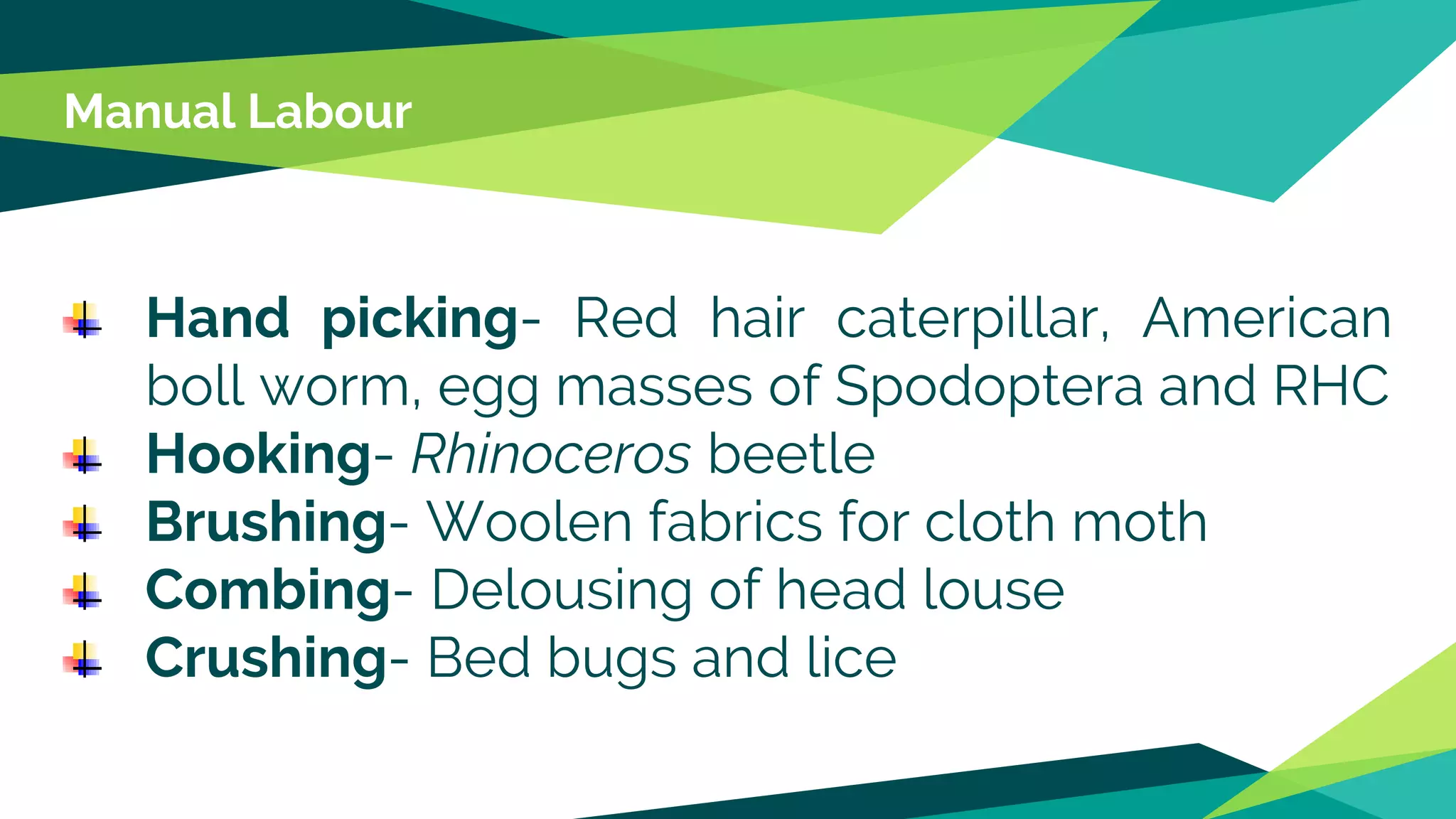 Physical and Mechanical Control | PPTX