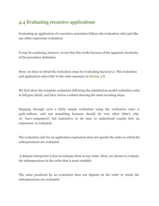 evaluating recursive_applications | PDF