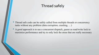 Tech Talk #4 : Multi - threading and GCD ( grand central dispatch ) in iOS - Nguyễn Văn Dũng | PPT