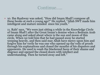 Introduction to Usul Fiqh:The life of Imam Shafie | PPTX