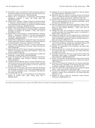 vascular safe zones in hip arthroscopy | PDF