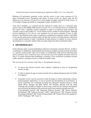 A REVIEW OF SECURITY INTEGRATION TECHNIQUE IN AGILE SOFTWARE DEVELOPMENT | PDF | Computer ...