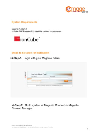 Event Booking Extension for Magento | DOCX