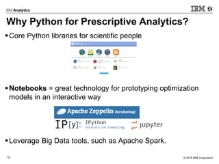 Prespective analytics with DOcplex and pandas | PDF | Web Development ...